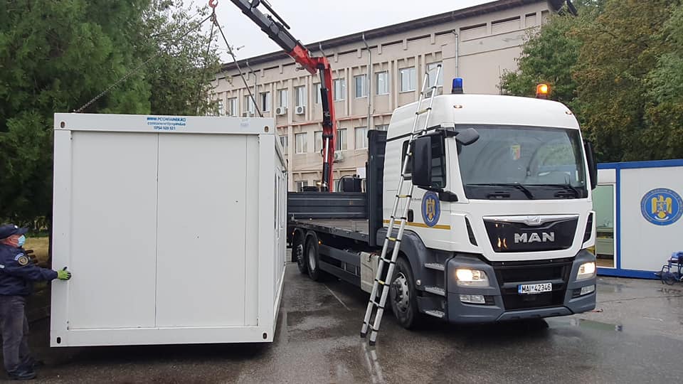 Module pentru triaj la spitalele din Caracal și Corabia - Evenimentdeolt.ro