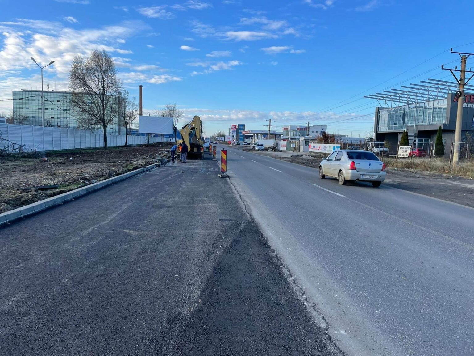 Pe noua bandă a străzii Pitești din Slatina se va circula de săptămâna ...