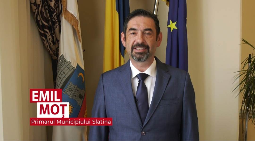 VIDEO. Ce mesaj transmite primarul Emil Moț slătinenilor, cu ocazia ...