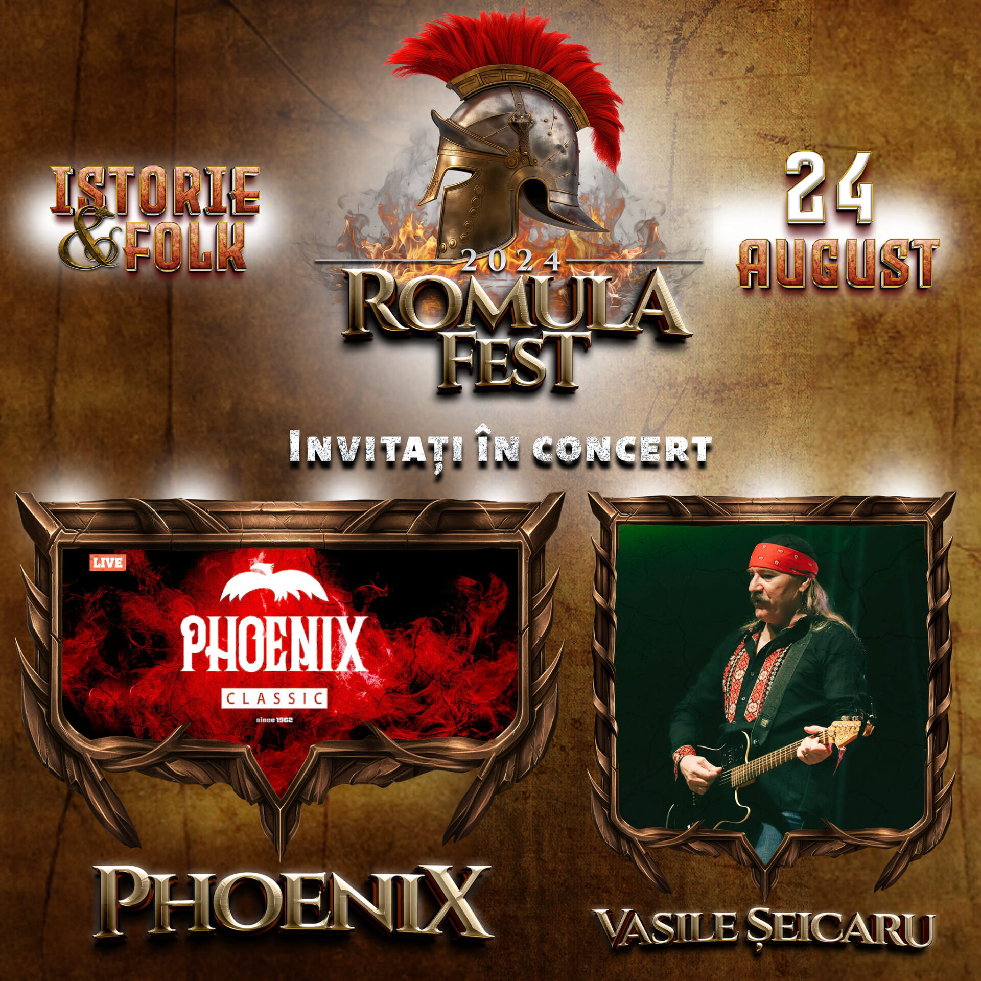 Trupa Phoenix și Vasile Șeicaru cântă la ediția a V-a a "Romula Fest ...