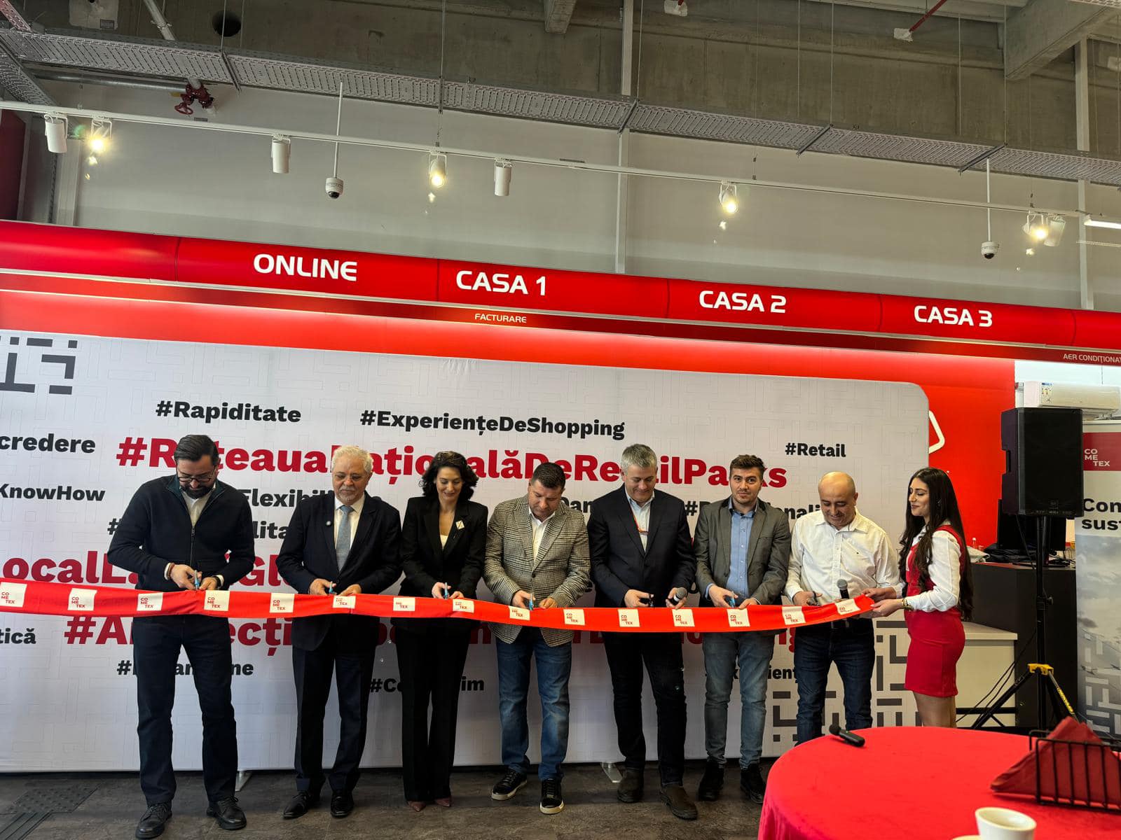 S-a inaugurat parcul comercial Cometex Retail Parks din Caracal ...